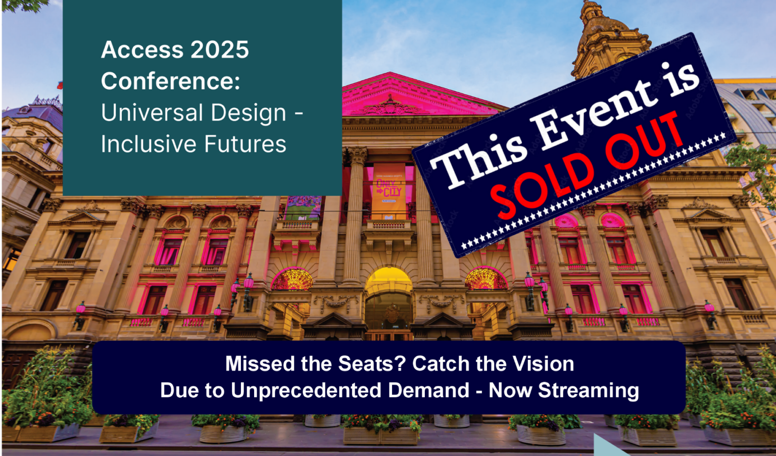 Access 2025 Conference Melbourne Town Hall 13-14 October 2025